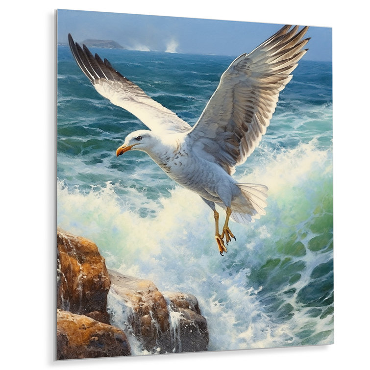 Latitude Run® Seagull By The Sea III - Seagull Metal Wall Decor - Wayfair Canada